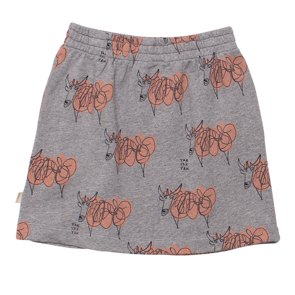 Skirt Track Yak Alaya Pink Mid Grey Melange – Across the Street